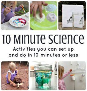 10 Minute Science Experiments – Go Science Kids